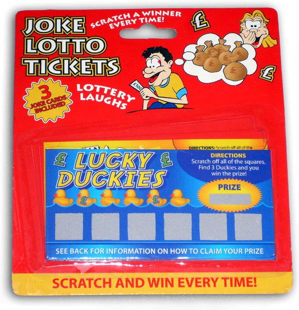 Fake Joke Lottery Scratch Cards – CK Collection Ltd