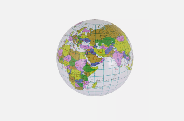 Inflatable Globe- Earth Map Blow Up – CK Collection Ltd